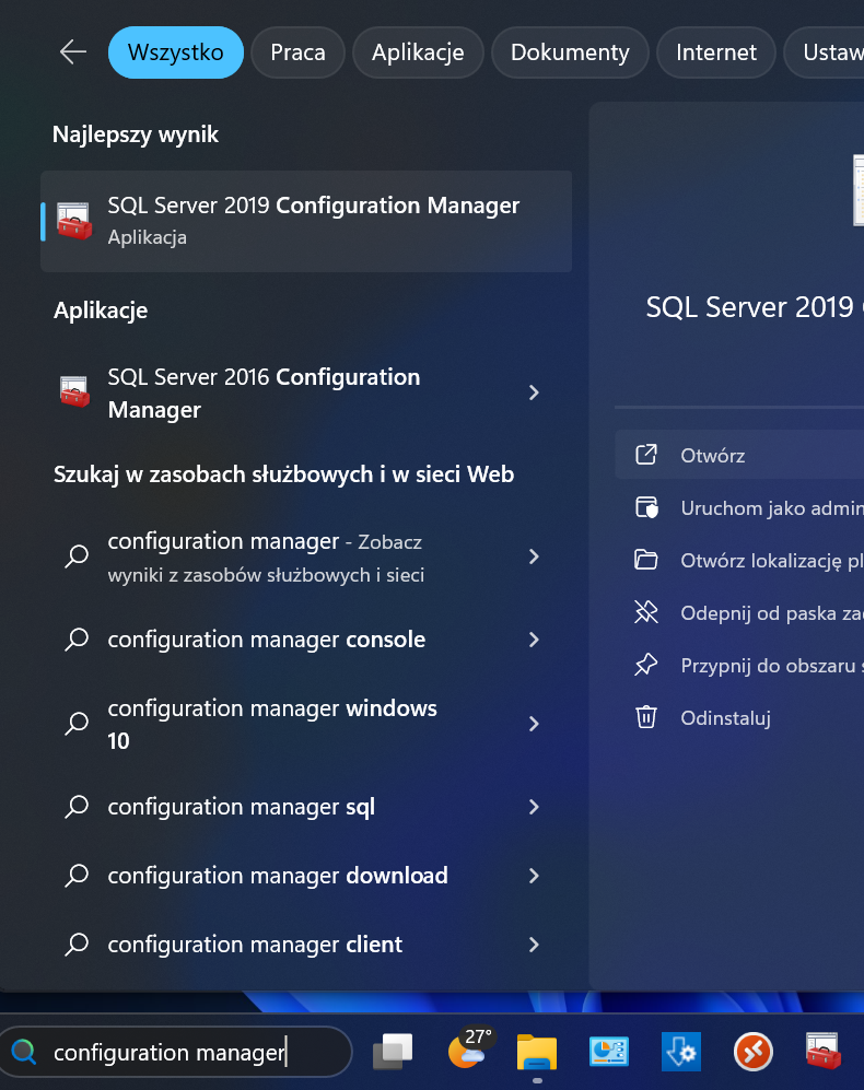 Konfiguracja serwera SQL – Centrum pomocy - R2Płatnik