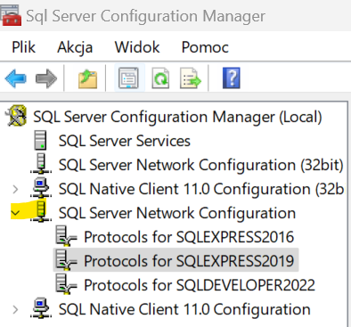 Konfiguracja serwera SQL – Centrum pomocy - R2Płatnik