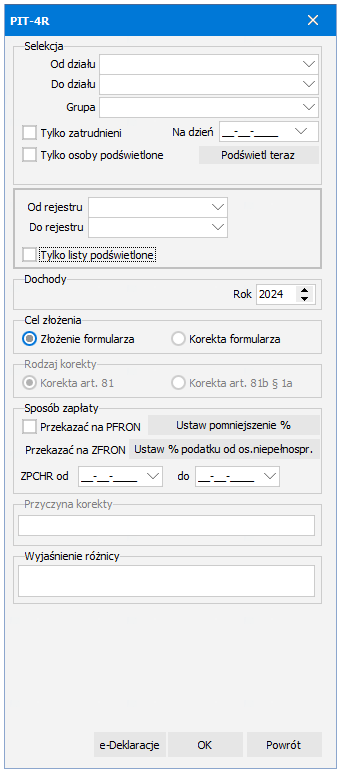 PIT-4R generowanie i wysyłka do Urzędu Skarbowego – Centrum pomocy ...